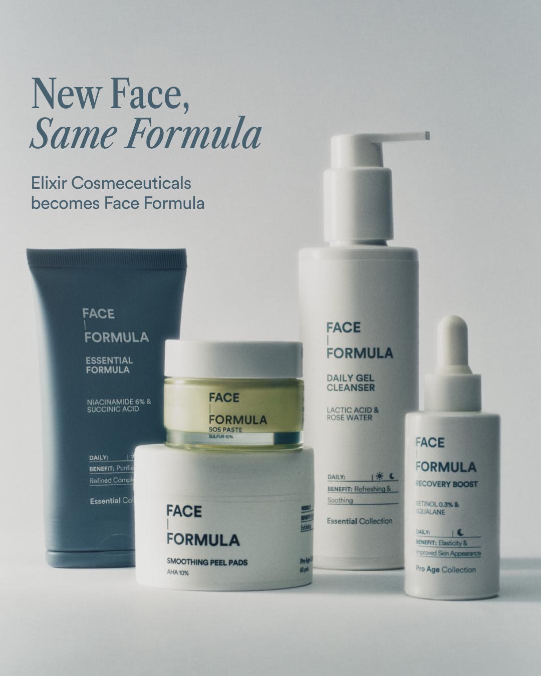 Elixir Cosmeceuticals blir Face Formula | Kliniké